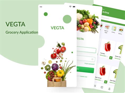 grocery application ui by appretive infotech on dribbble