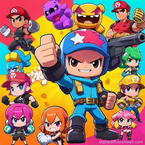 All Brawl Stars Characters Image Stable Diffusion Online