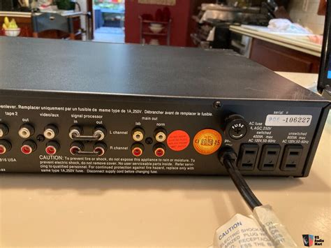 Adcom Gfp 555 Stereo Preamplifier Photo 4090046 Aussie Audio Mart