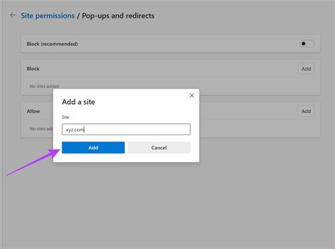 pop ups blokkeren of toestaan op microsoft edge het beste huis