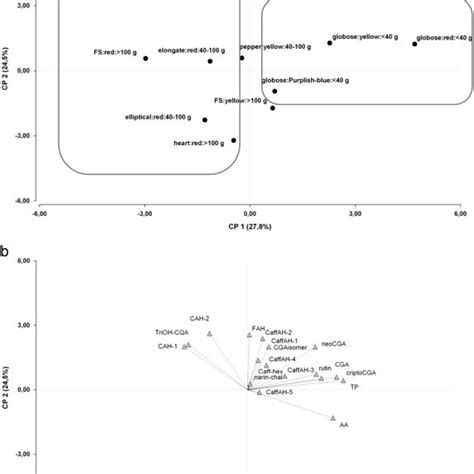 Principal Component Analysis Of Antioxidant Compounds And Fruit Traits