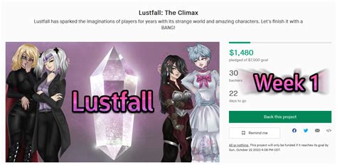 Lustfall: The Climax - WEEK 1 Update - Lustfall by SubSupreme