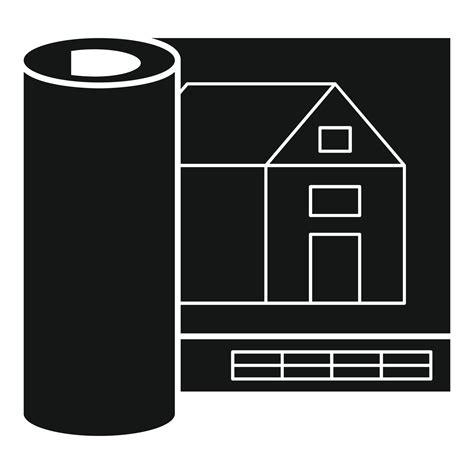 Architect House Project Icon Simple Style 14620111 Vector Art At Vecteezy