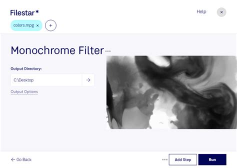Convert And Process Monochrome MPG Videos With Filestar