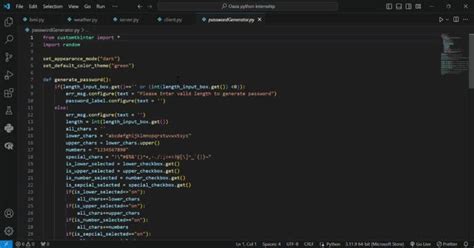 Passwordgenerator Tkinter Pyqt Cybersecurity Oasisinfobyte Pradyumna Sikhakolli