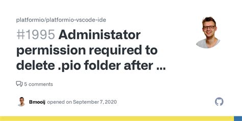 Administator Permission Required To Delete Pio Folder After A Failed Build Issue