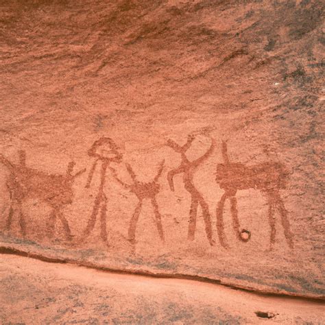 Tassili Najjer Rock Art Tamanrasset In Algeria Overview Prominent