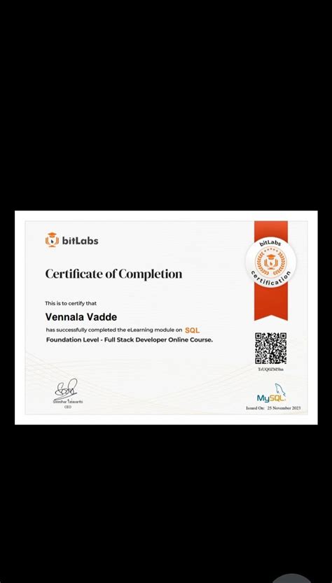 Vadde Vennala On Linkedin Sqlcertification Professionaldevelopment