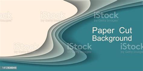 종이 컷 지형 배경 3d 레이어 릴리프 맵 바닷물 및 해변 추상 종이 접기 종이 컷 웹 배너 현대적인 트렌디 한 여름 디자인 벡터 일러스트 레이 션 추상적인에 대한 스톡