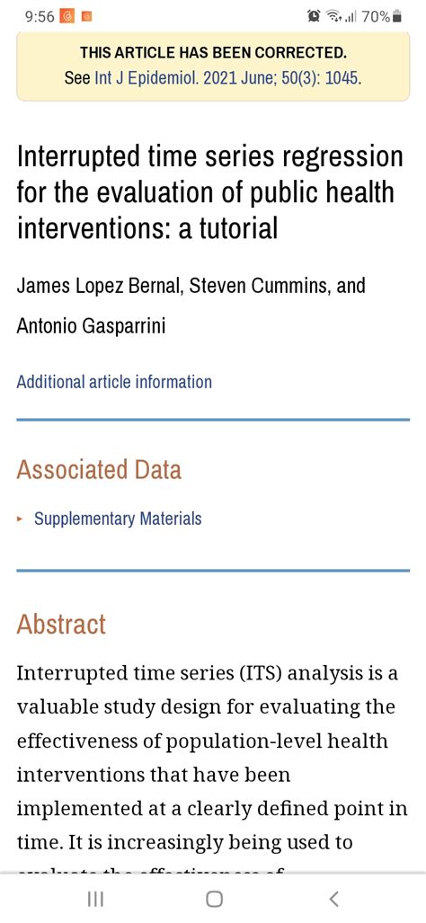 Time Series Analysis ResearchGate