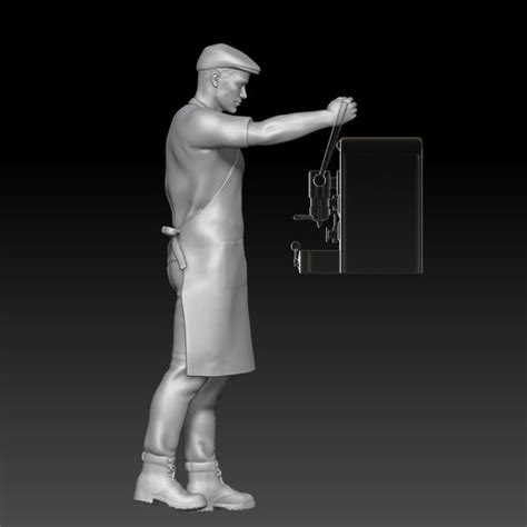 ☕ Coffee Shop Boy 2・ Stl File For 3d Printing・cults