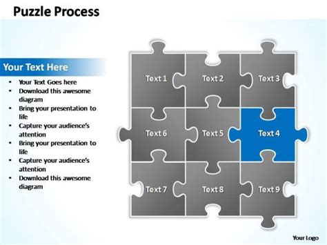 PowerPoint Template Diagram Puzzle Ppt Theme