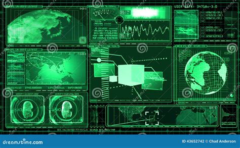 Technology Interface Computer Data Screen Gui Stock Footage Video Of