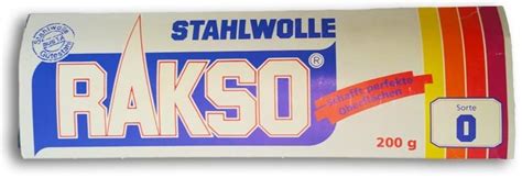 RAKSO Stahlwolle 200g fein/mittel - Farben Hornauer Bamberg, Farben ...