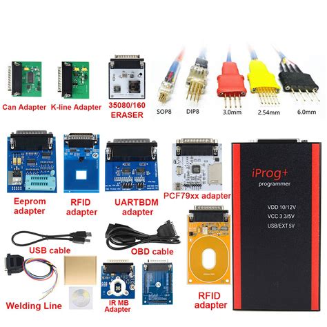 ⭐⭐⭐2023 Iprog Pro V87 Full Set Ecu Key Programmer Iprog Eeprom Immo