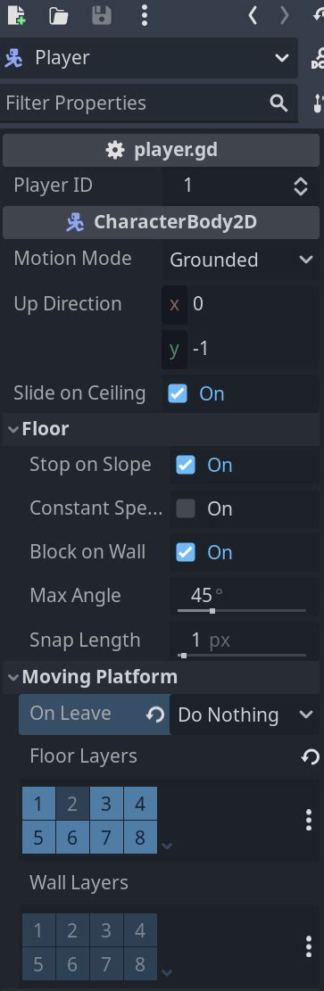 characterbody2d walking on another characterbody2d physics godot forum