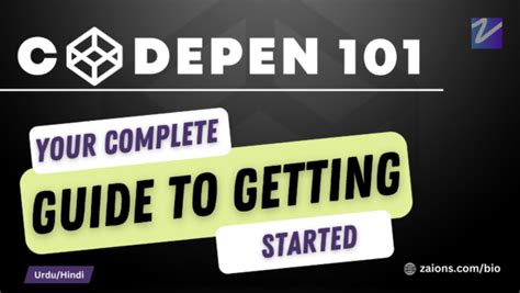 Complete Codepen Guide Account Creation To Advanced Usage Zaions