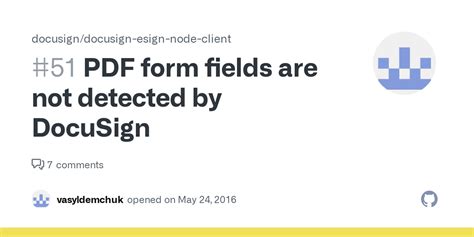 PDF Form Fields Are Not Detected By DocuSign Issue Docusign Docusign Esign Node Client