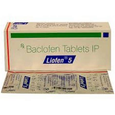 Liofen 5 Mg Tablet Baclofen At ₹ 70strip Baclofen Tablets In