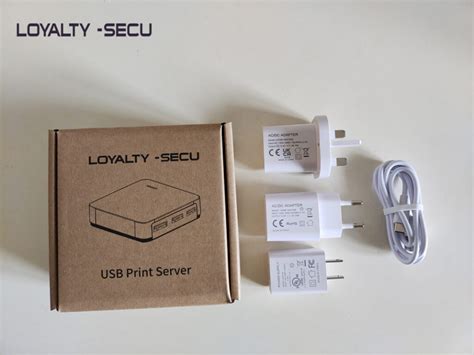 3 USB Port WiFi Wireless Network Print Server LOYALTY SECU