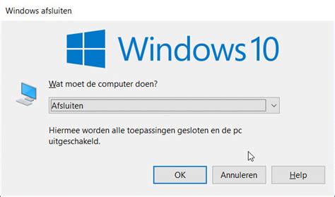 Je Computer Afsluiten En Hoe Dat Ook Via Het Toetsenbord Kan