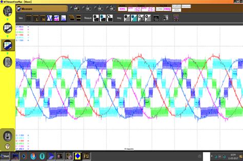 Experimental Waveforms Of Three Phase Voltages And Currents Download Scientific Diagram