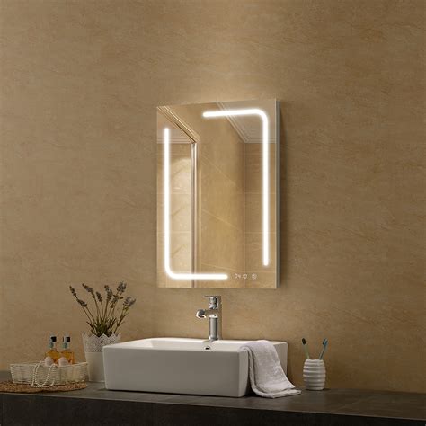 Rectangular Illuminated Mirrors Mcp 021 Bathroom Led Mirror Aluminum Framed Mirror