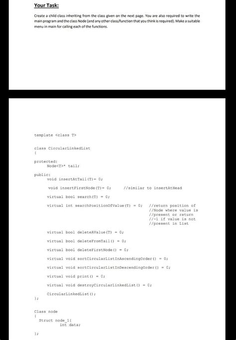 Solved Circular Linked Lists A Linked List In Which The Last Chegg