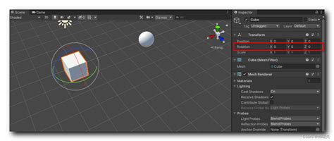 Unity D游戏物体操作 ③ 旋转操作 旋转工具 基本旋转 设置旋转属性 增量旋转 缩放操作 轴向缩放 整体缩放 操作工具切换 操作模式切换