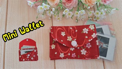 DIY Mini Wallet How To Sew Mini Wallet Simple Mini Wallet Sewing Tutorial YouTube