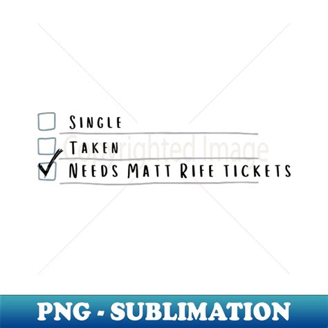 Matt Rife Tickets Png Sublimation Digital Download Captu Inspire