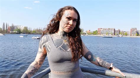 German Scout Split Tongue Tiktok Tatoo Model Baleathescarl 29 Pics Xhamster