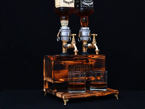 Whiskey Dispenser With Rgb Personalized Dispenser Liquor Dispenser Father S Day Personalized