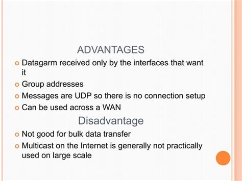 Unicasting Broadcasting And Multicasting New Pptx