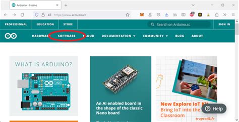 Installer Le Logiciel Arduino Ide Tropratik