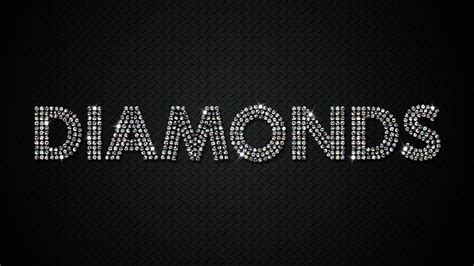 How To Create A Quick Sparkling Diamonds Text Effect In Adobe Photosh