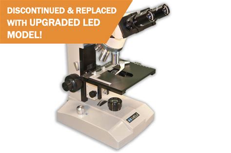 Ml2400 Halogen Binocular Brightfield Biological Microscope Replaced By