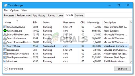 How To Fix SearchUI Exe Suspended On Windows