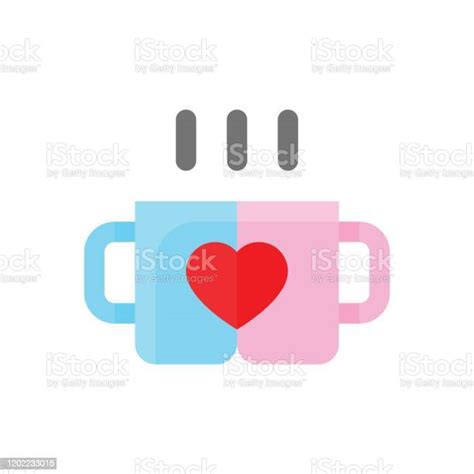 사랑과 로맨스 뜨거운 커피 관련 발렌타인 데이 벡터 에 플랫 디자인 2월에 대한 스톡 벡터 아트 및 기타 이미지 2월 데이트 로맨스 Istock