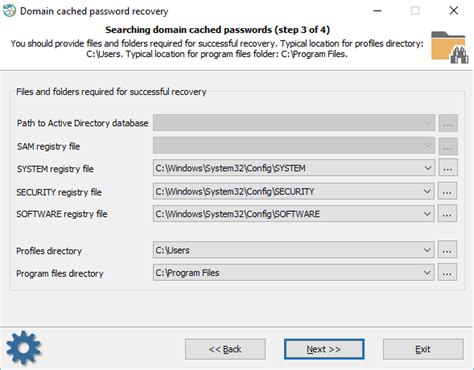 Search And Recover Domain Cached Passwords