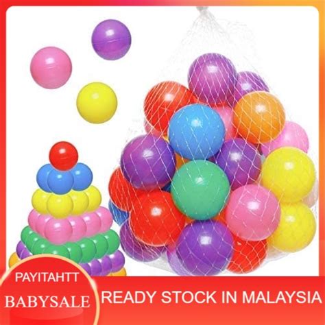 PCS Bola Kolam Bola Air Bola Baby Bola Khemah Bola Plastik Kecil