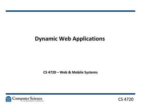 PPT Dynamic Web Applications PowerPoint Presentation Free Download ID