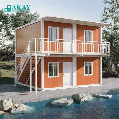 Akay Tiny Modular House Prefab Shipping Luxury Relief Modern Flat Pack Expandable Folding