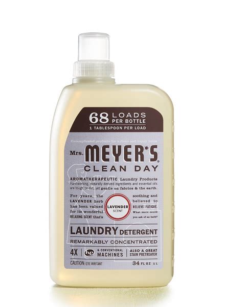 Mrs Meyers Clean Day New 68 Load 4x Laundry Detergent Tiny Green Mom
