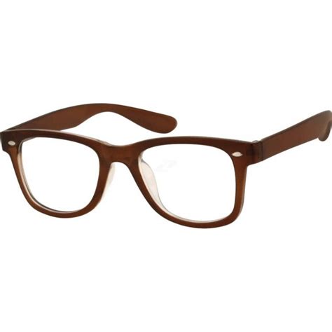 Brown Square Glasses 244315 Zenni Optical Affordable Glasses Zenni Optical Progressive