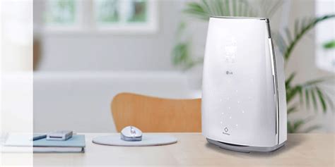 دستگاه تصفیه هوای ال‌جی با فیلترینگ چند مرحله‌ای