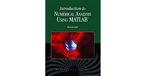 Introduction To Numerical Analysis Using Matlab By Rizwan Butt