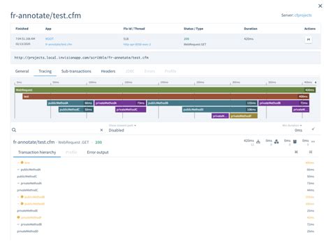 Dynamically Instrumenting Coldfusion Component Methods