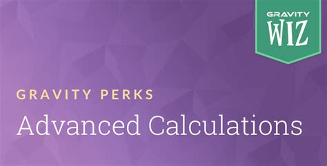 Gravity Perks Advanced Calculations Cromur