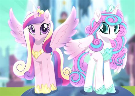 Cadence And Flurry Heart Pferde Einhorn